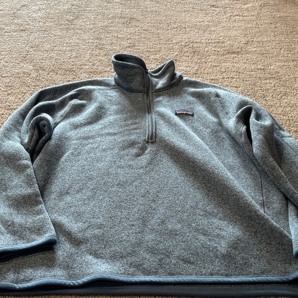 Patagonia | Tops | Patagonia Womens Light Blue Zipup Sweater | Poshmark